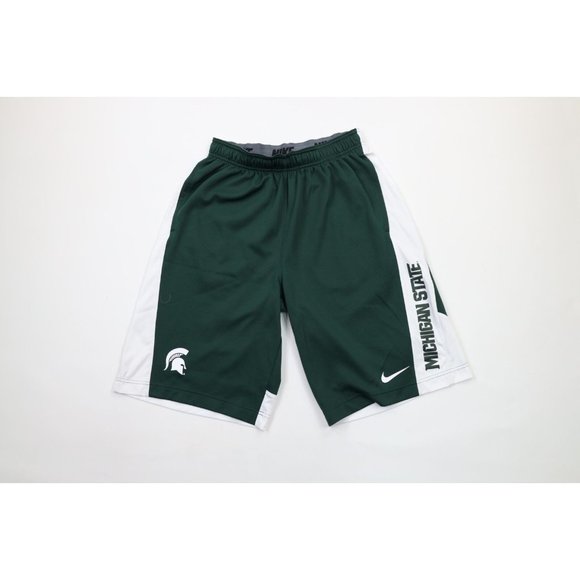 Nike | Shorts | Nike Mens Medium Michigan State University Spell Out ...